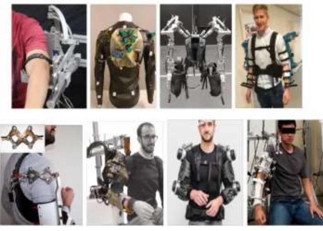 Rigid exoskeletons of the upper limb [32]
