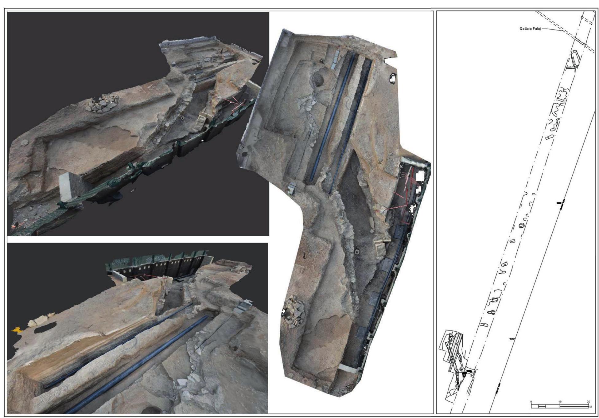 Ficure 6. a plan of the prehistoric cemetery between tomb a