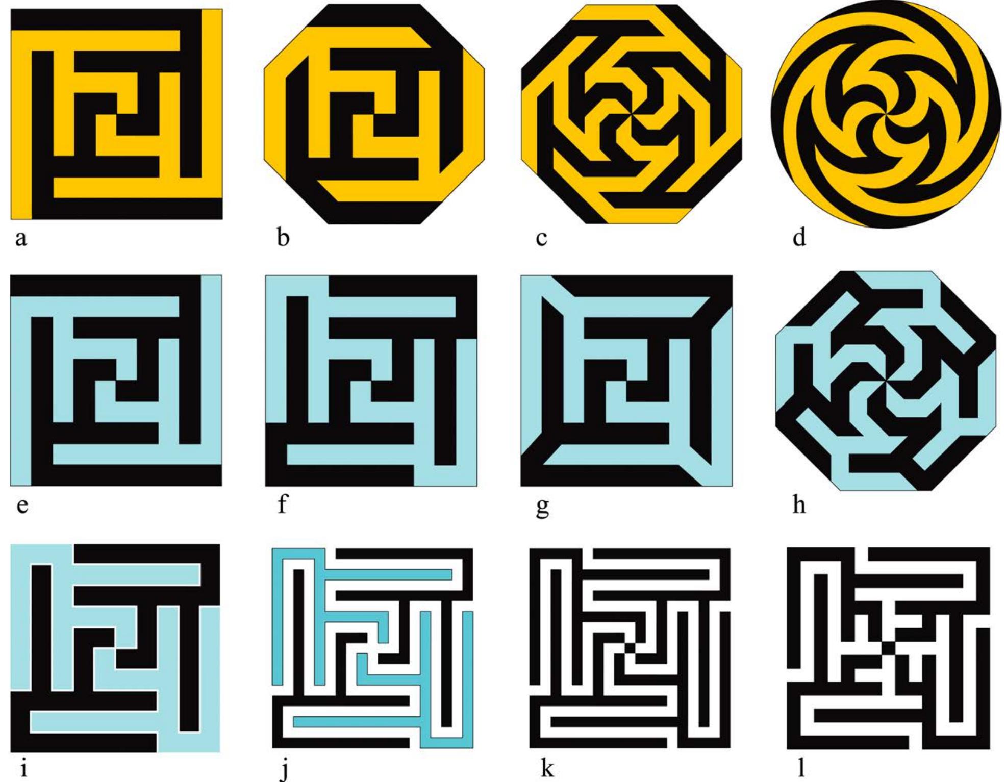 (fig. 7) tessellations of the name ‘ali’ in square, octagon,