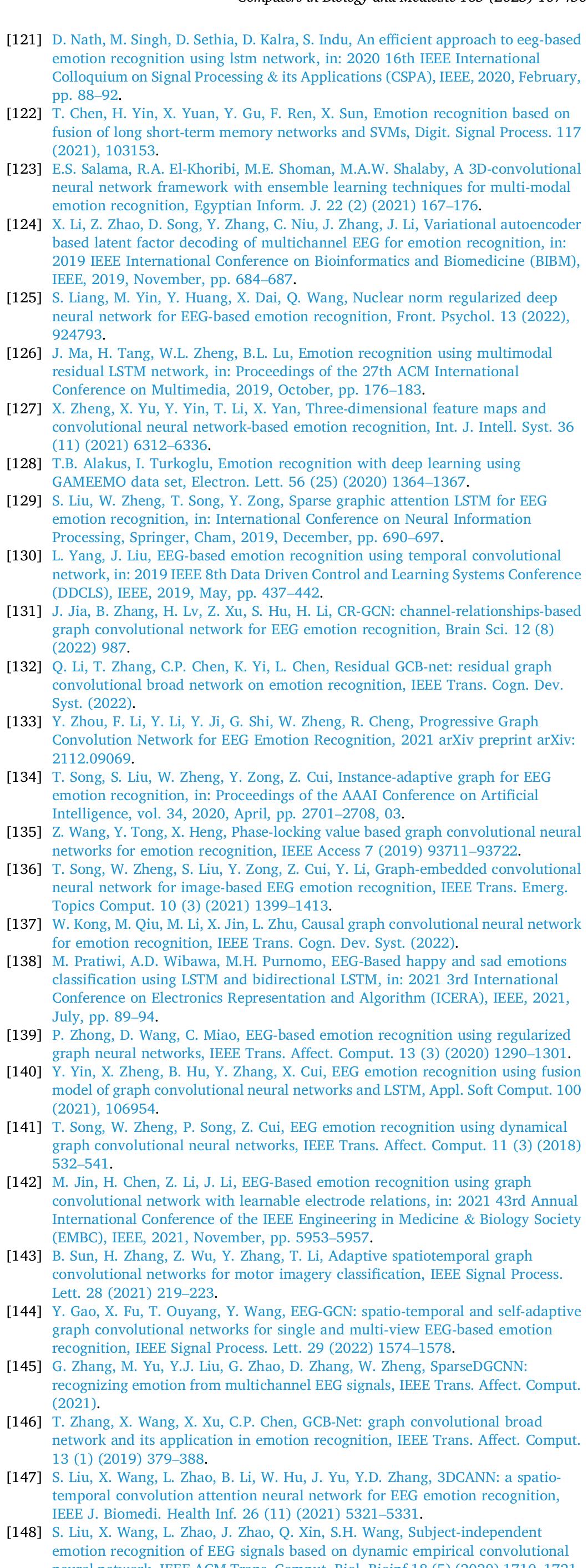 Table 20 Emotion Recognition In Eeg Signals Using Deep