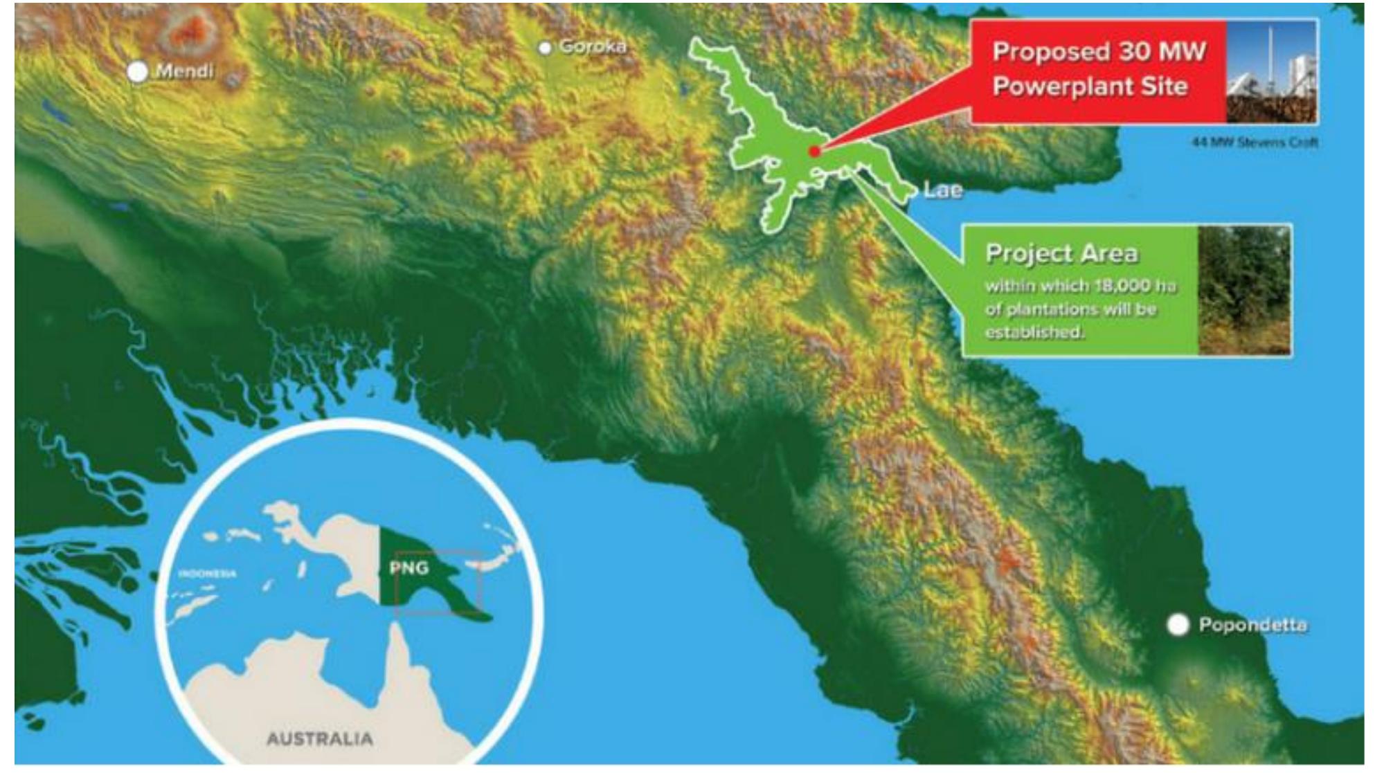 Source: https://pngbiomass.com/power-plant/ramu-grid/, 14°