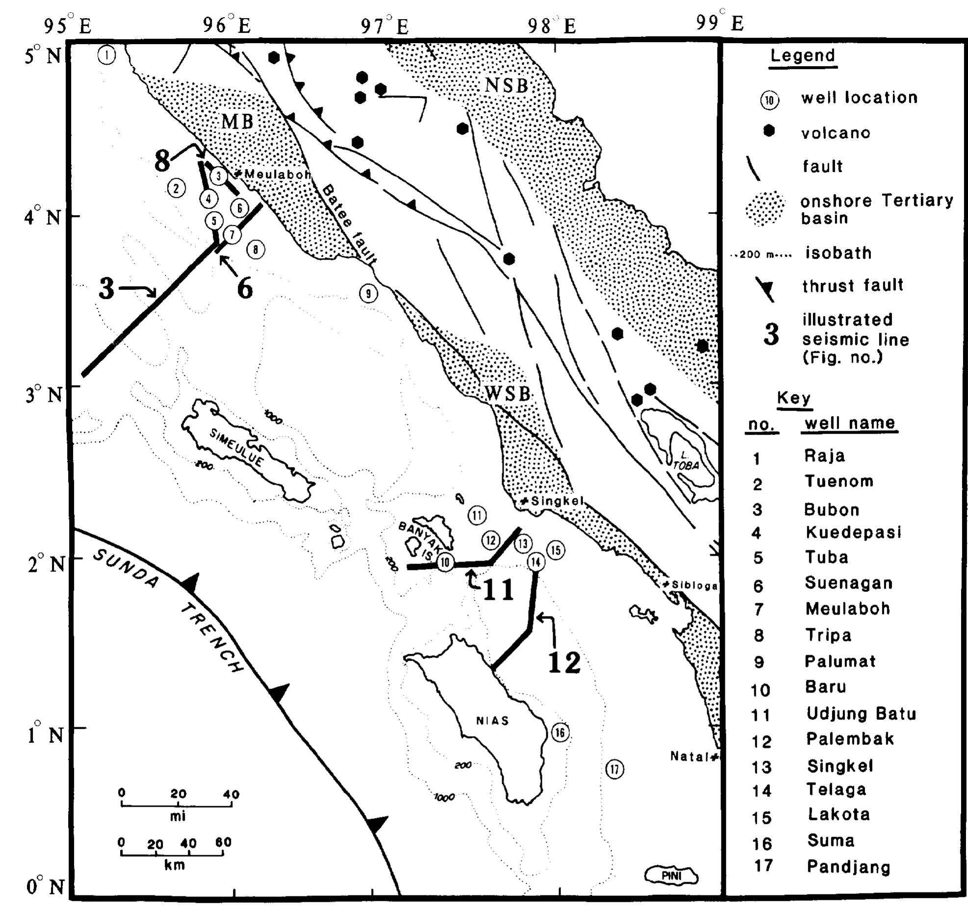 —structure map of north sumatra. modified from cameron et al
