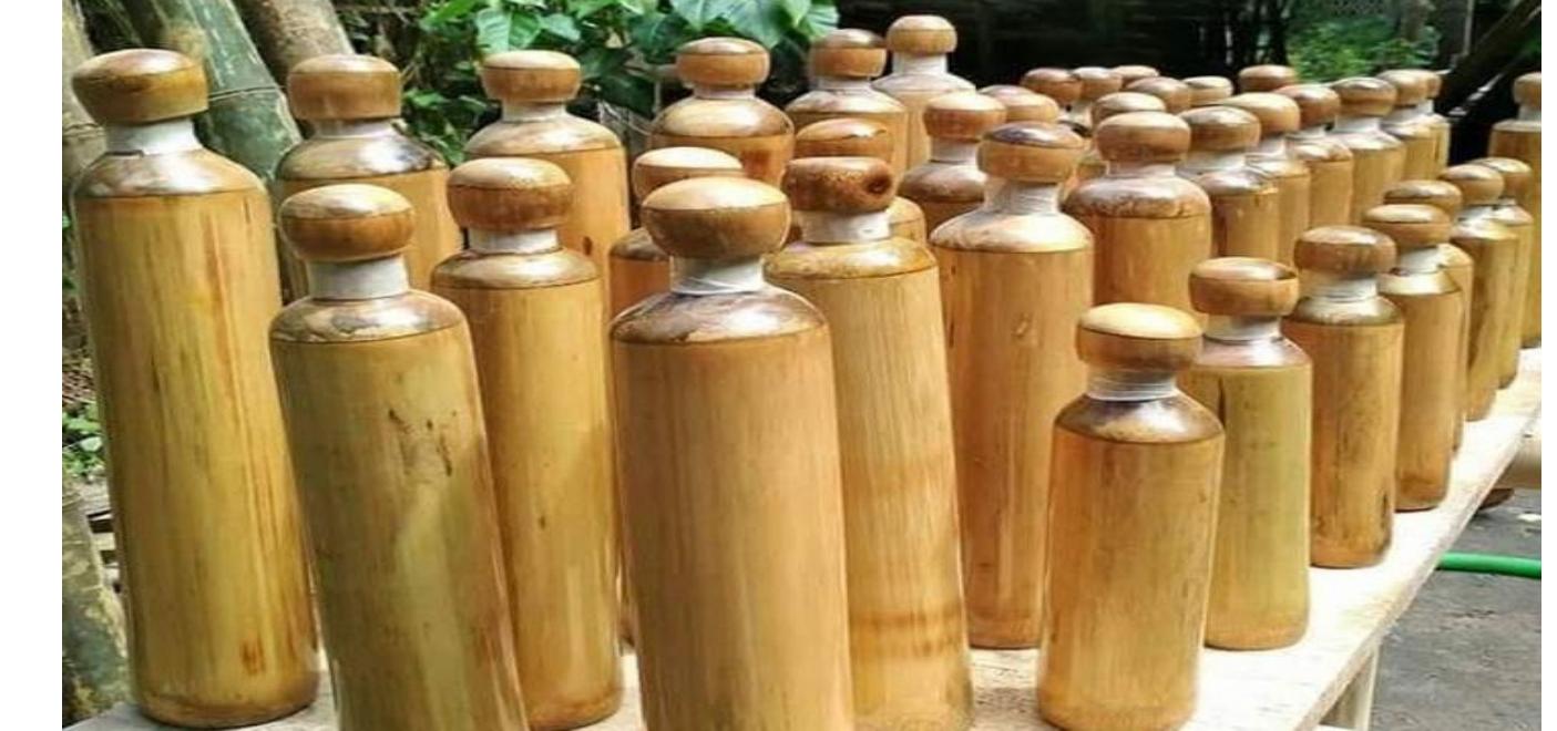 Eco-friendly and sustainable bamboo bottles found in indian