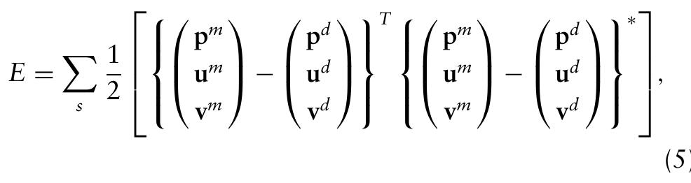 Where the superscripts * and t mean the complex conjugate