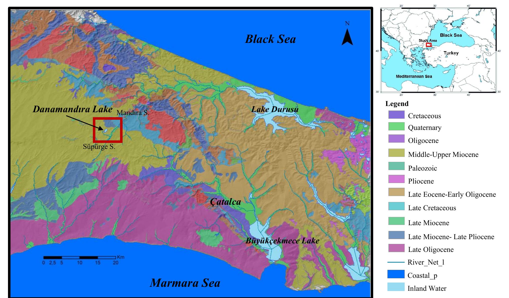 Digital elevation model (copernicus land monitoring service,