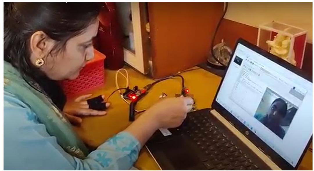 Proposed emotion detection setup with gsr and visual fer