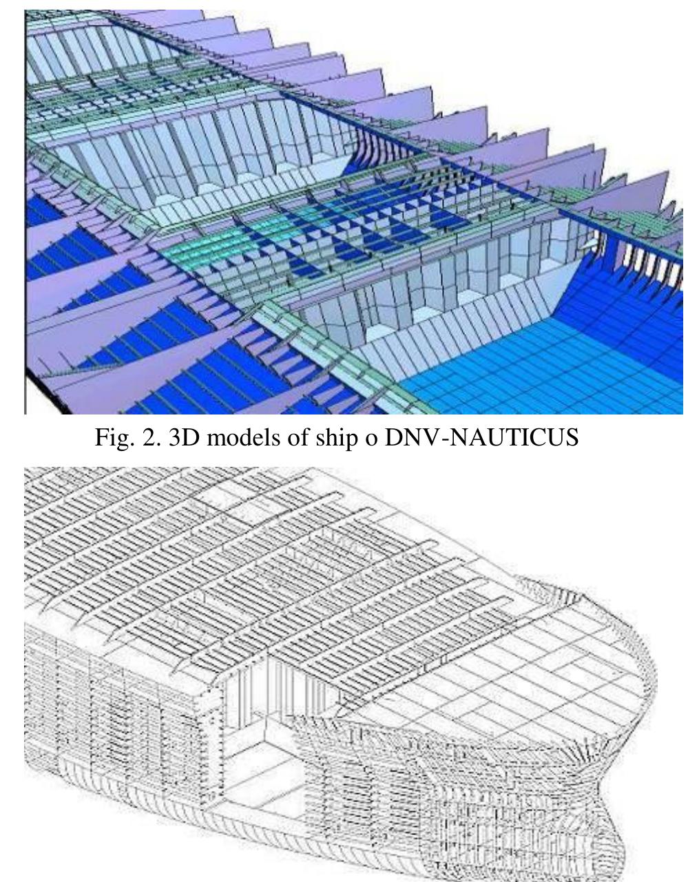 3d models of ship construction according to trident rina