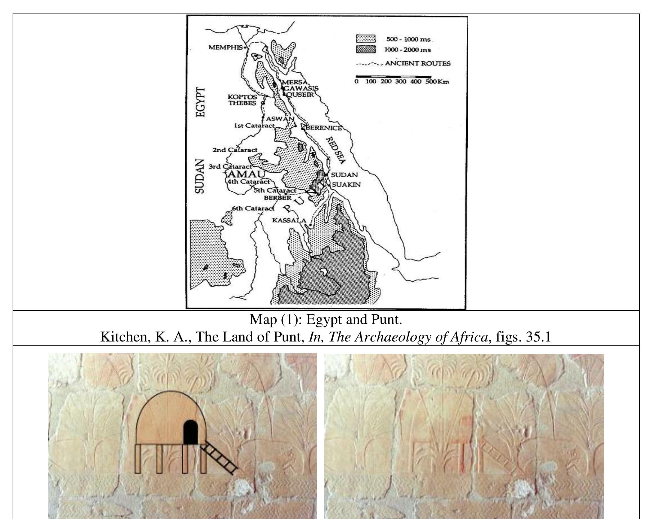 Images On A Map Of Kush And Punt