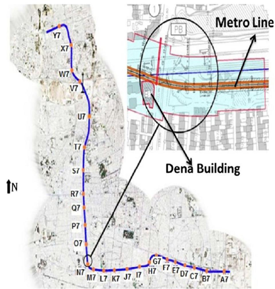 Main route of tehran metro line 7 figure 5 shows the