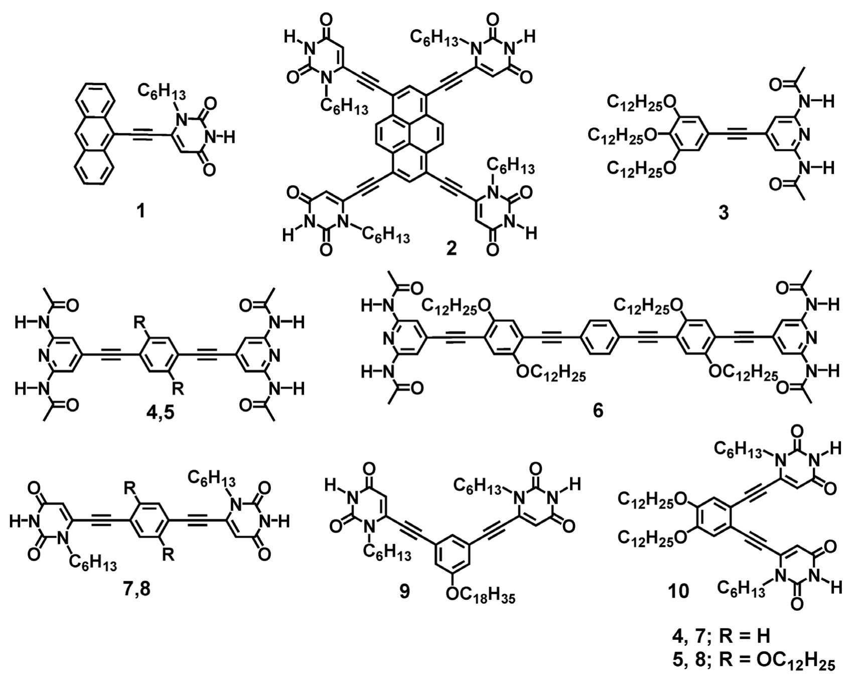 Chart 1 molecular structure of complementary h-bonding