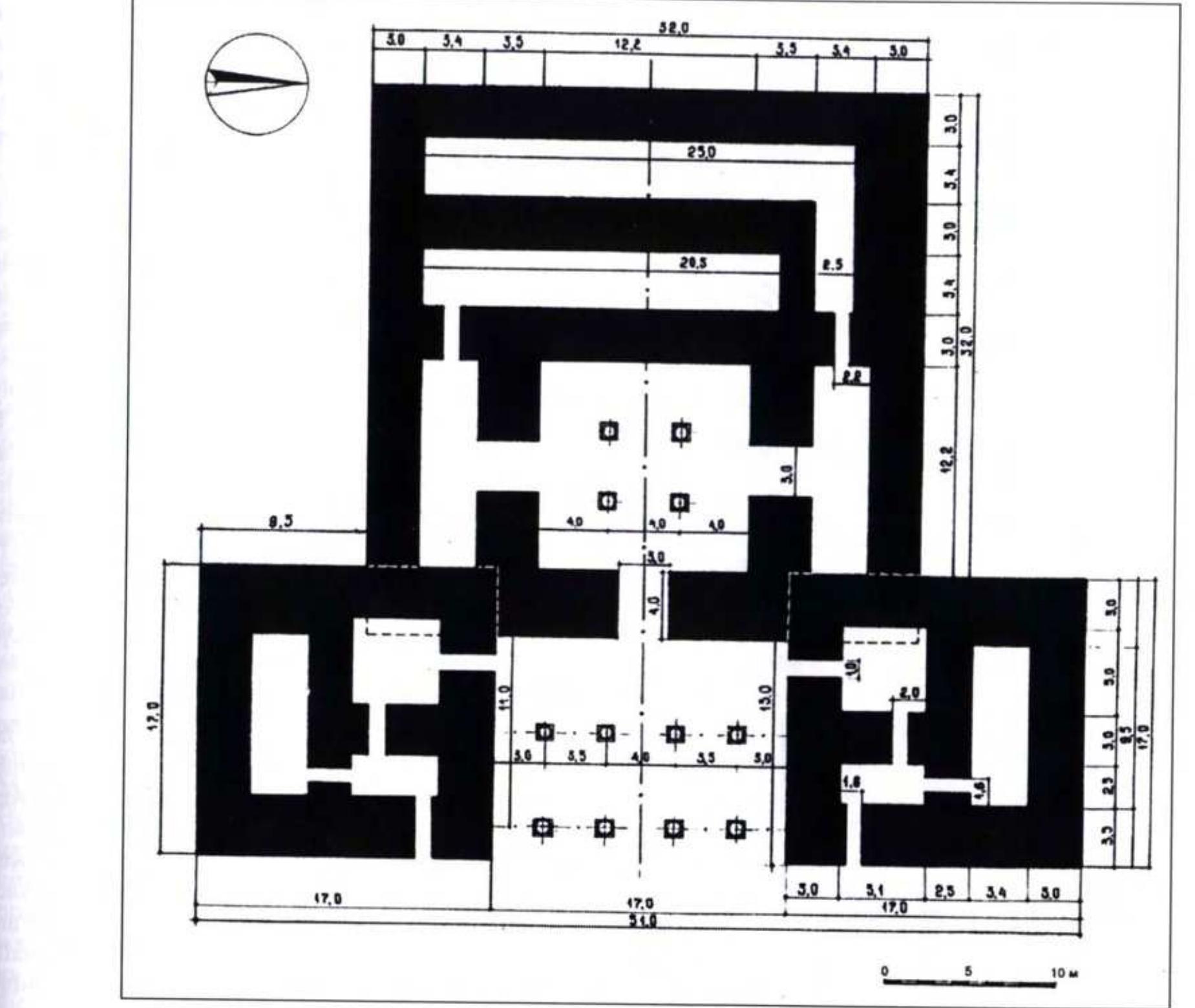 The oxus temple (after: litvinsky and pichikian 2000, fig.