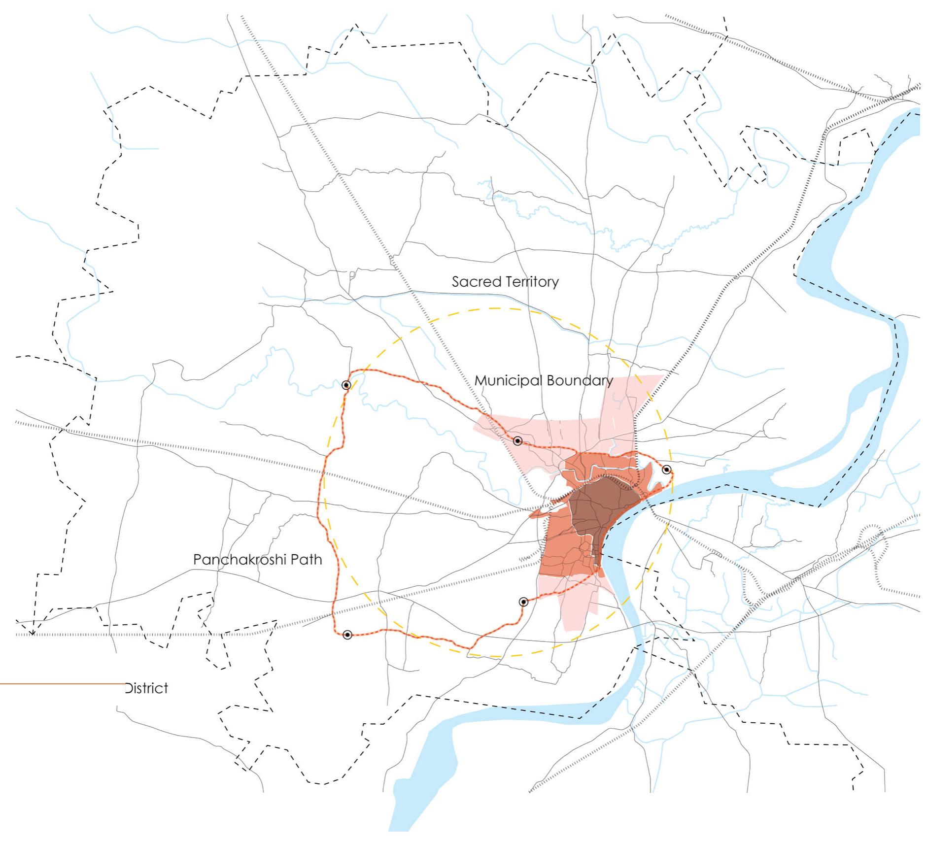 Map 12: location map of varanasi (vmc) by district