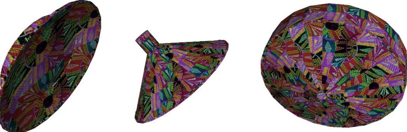 Different types of decorated ‘sfe’s (‘sefe'lt’, ‘mokombya’,