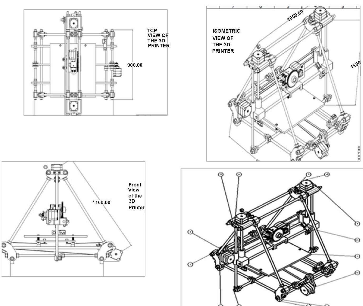 Design of 3d printer body kit using autodesk inventor® 2016.