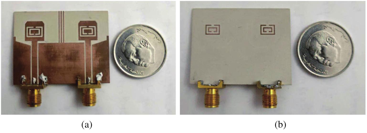Proposed double notch band uwb-mimo antenna fabricated