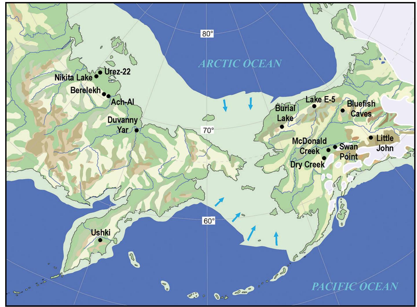 Figure 7 - from Beringia and the Settlement of the Western