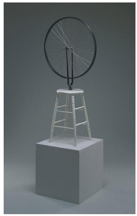 Marcel duchamp’s bicycle wheel, 1964 (replica of 1913