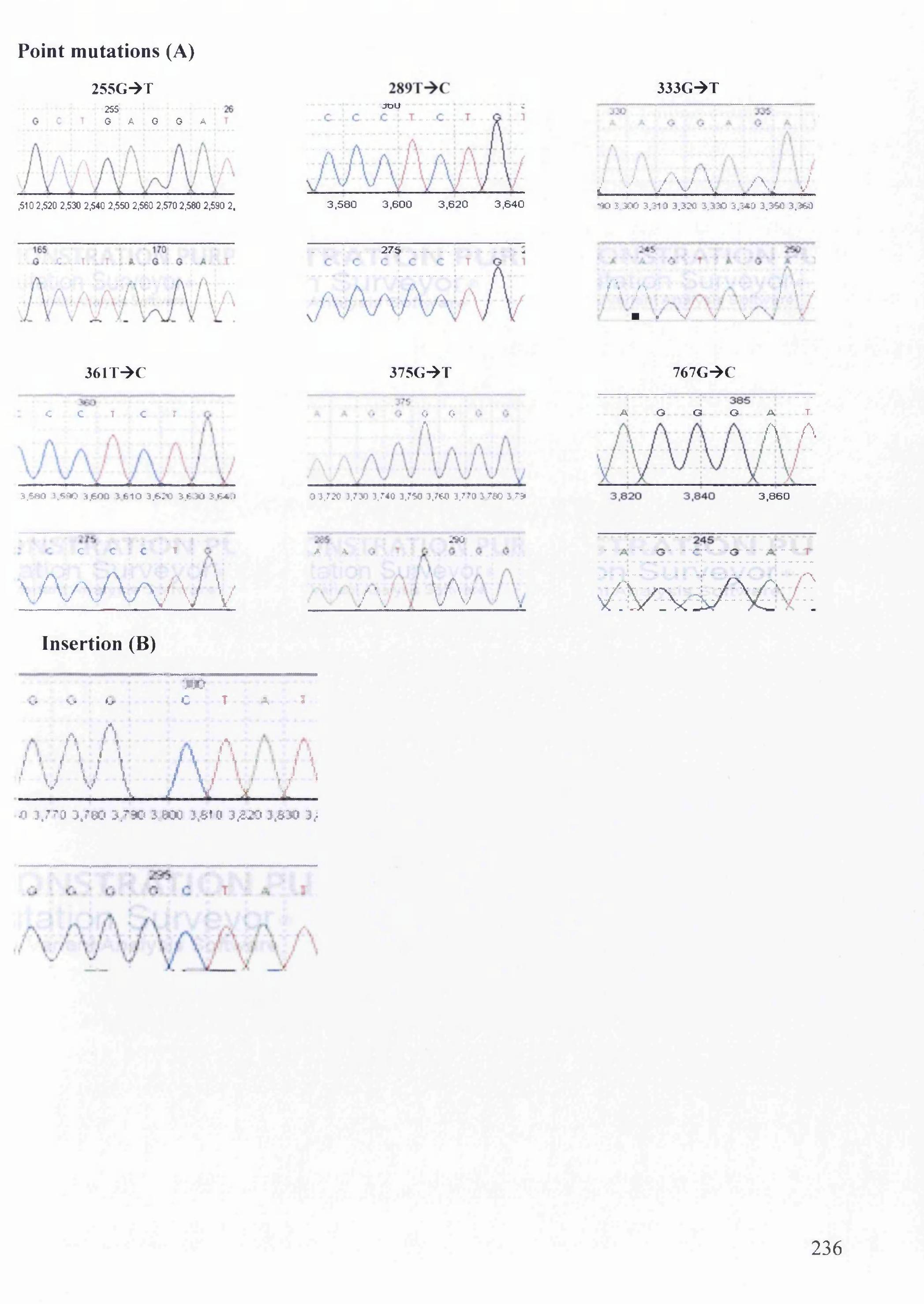 A. 3 bap-induced mutation spectra of ahh-1 mutants colonies.
