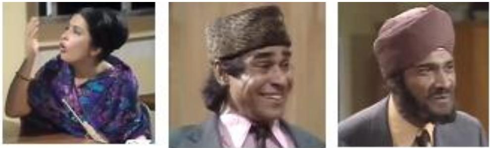 Photos of jamila ranjha, ali nadim, and ranjeet singh. taken