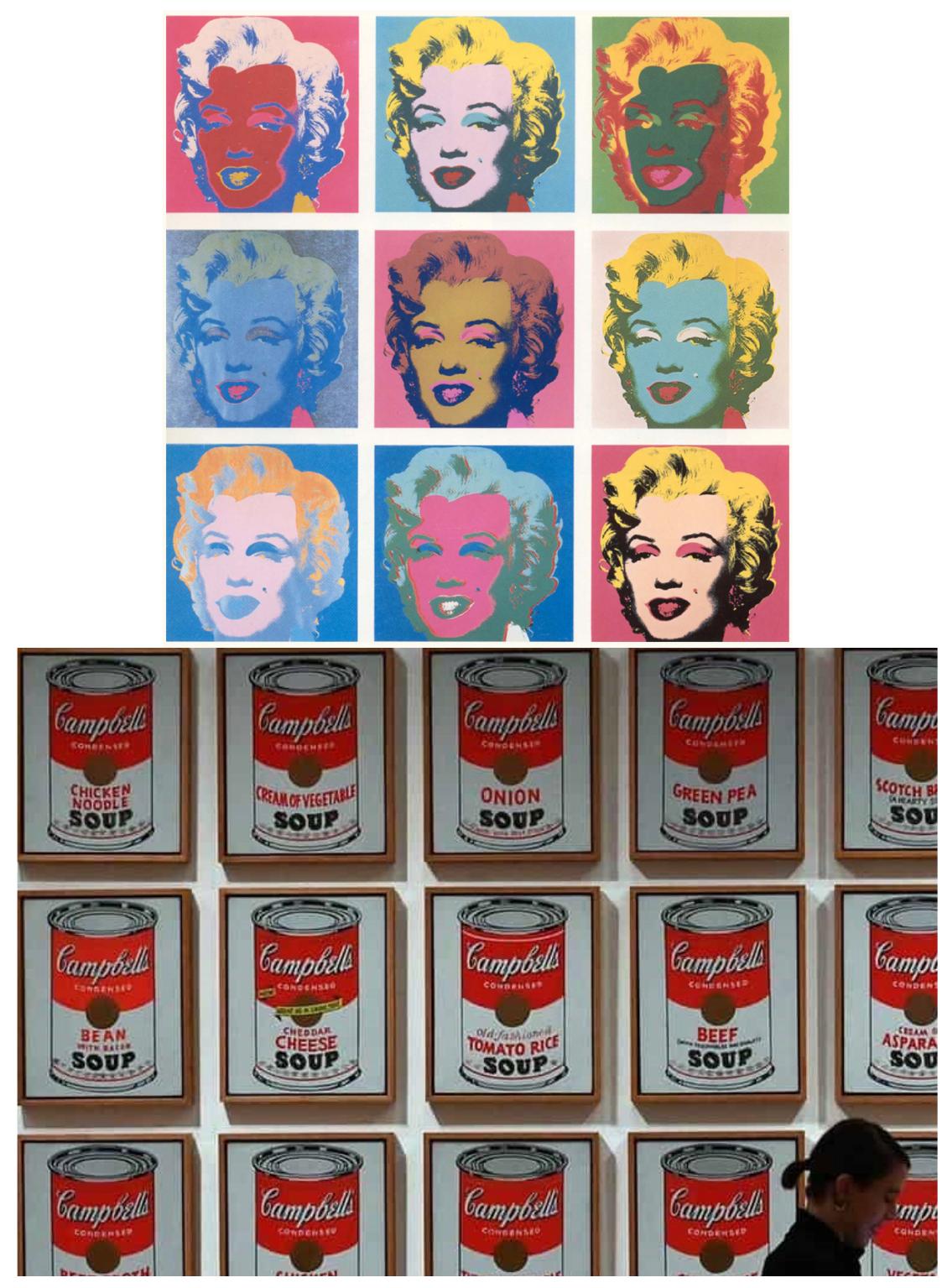 According to baudrillard, warhol’s campbell soup cans are