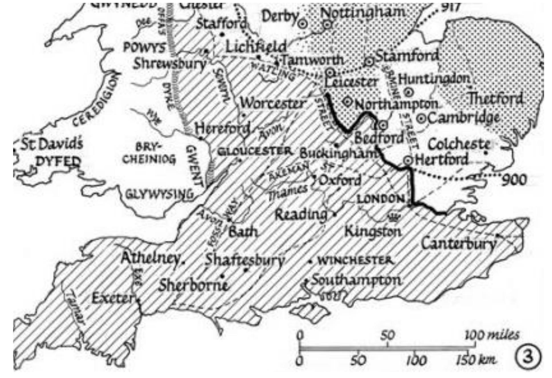 Figure 57 - Early Medieval maps of England