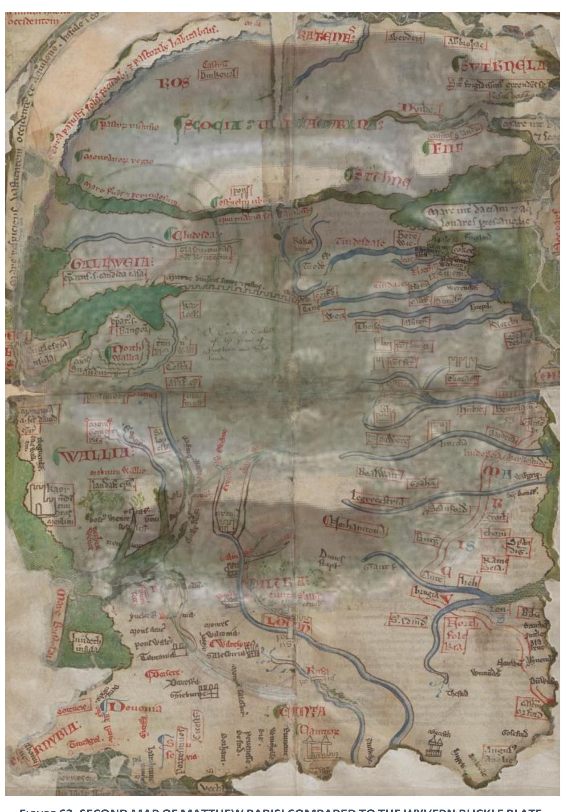 Figure 62 - Early Medieval maps of England