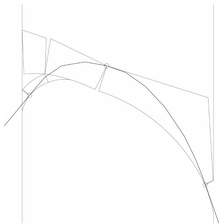 Figure 15 - Mechanics of flying buttresses: the case of the