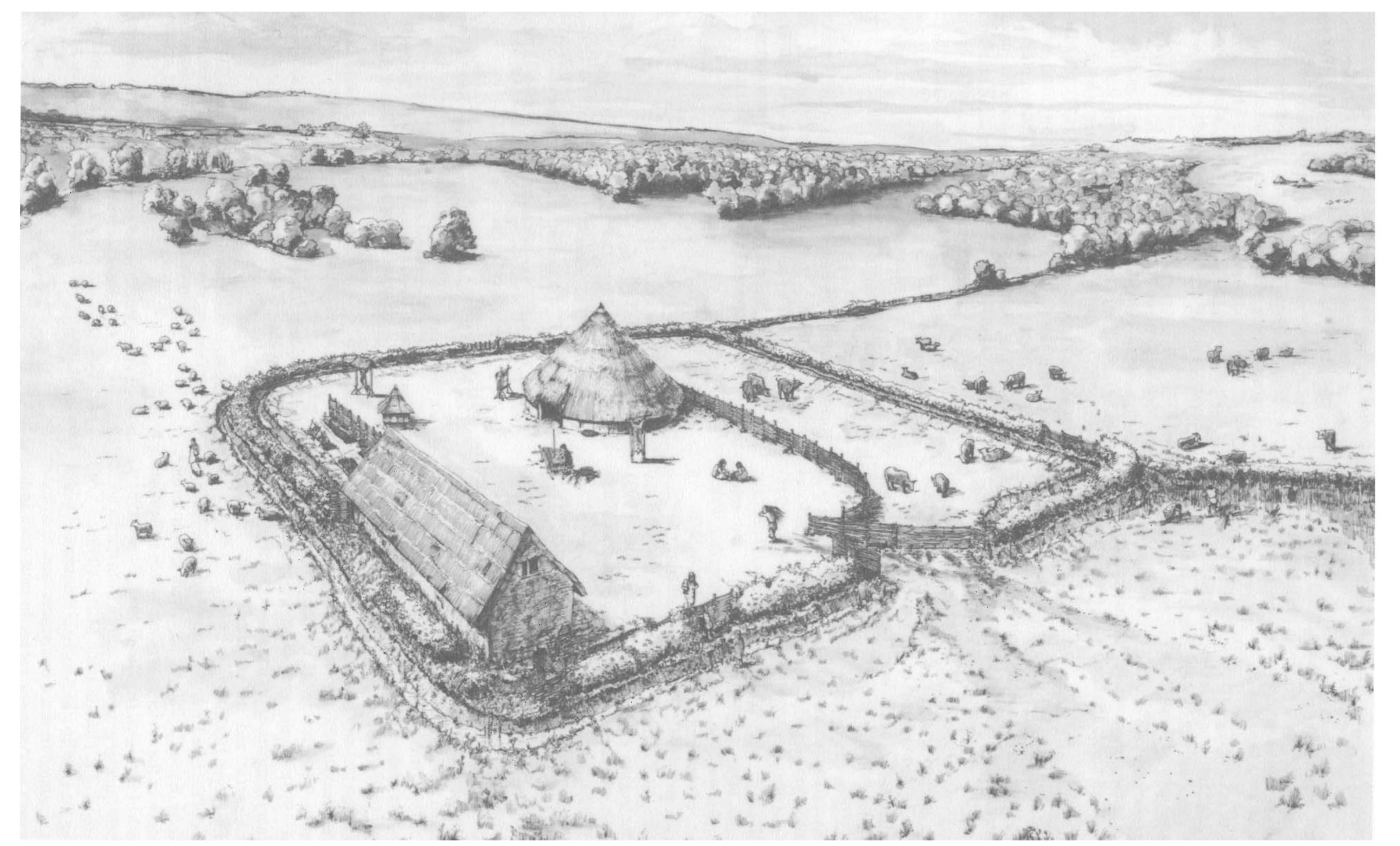 The late bronze age enclosure at lofts farm, essex, as it