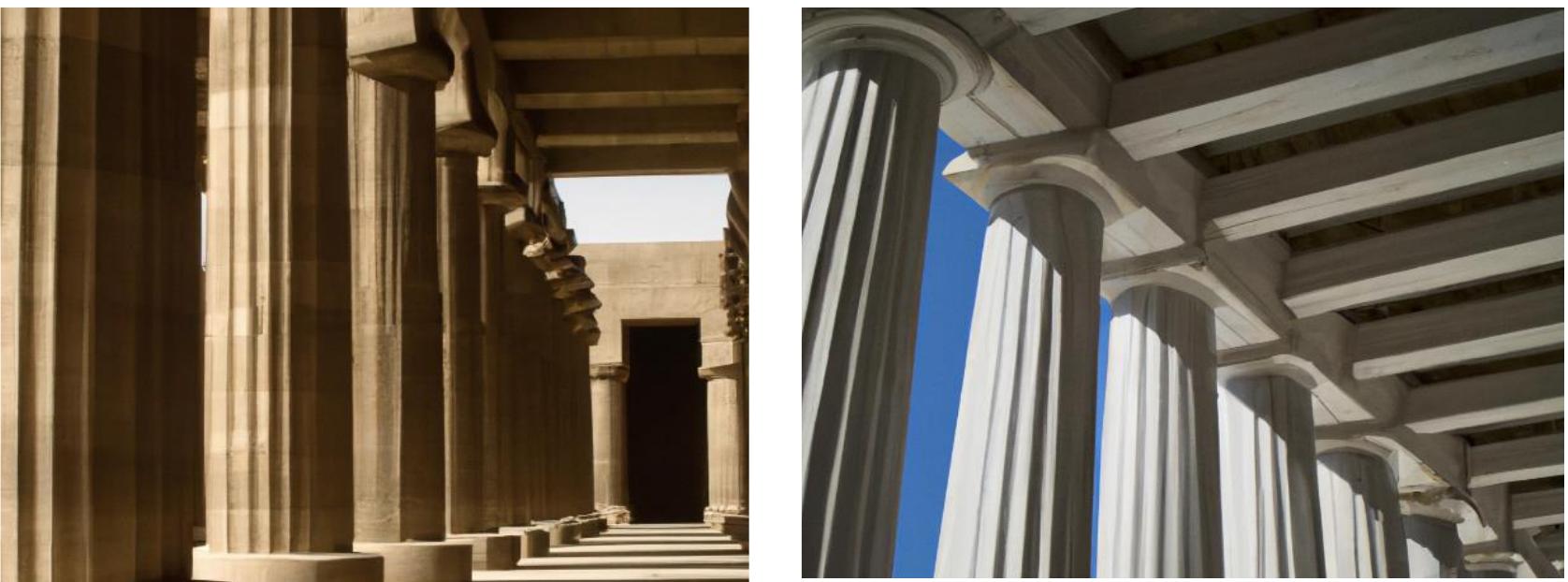 Examples of modularity features in ancient egyptian and