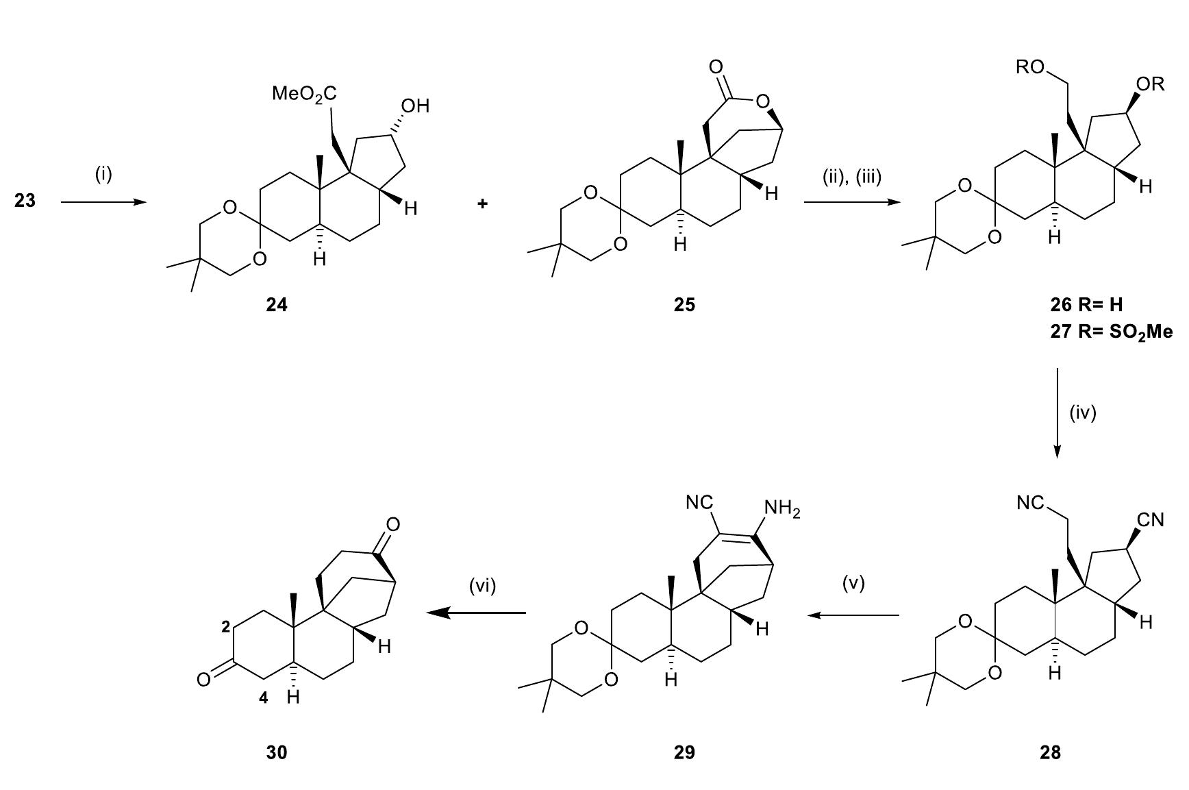Libh(s-bu)s, tetrahydrofuran, -78 °c; (ii) lialha, ether,