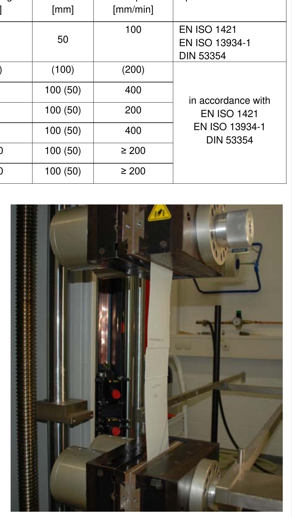 -4 _—_ tensile test specimen with welding seam in the