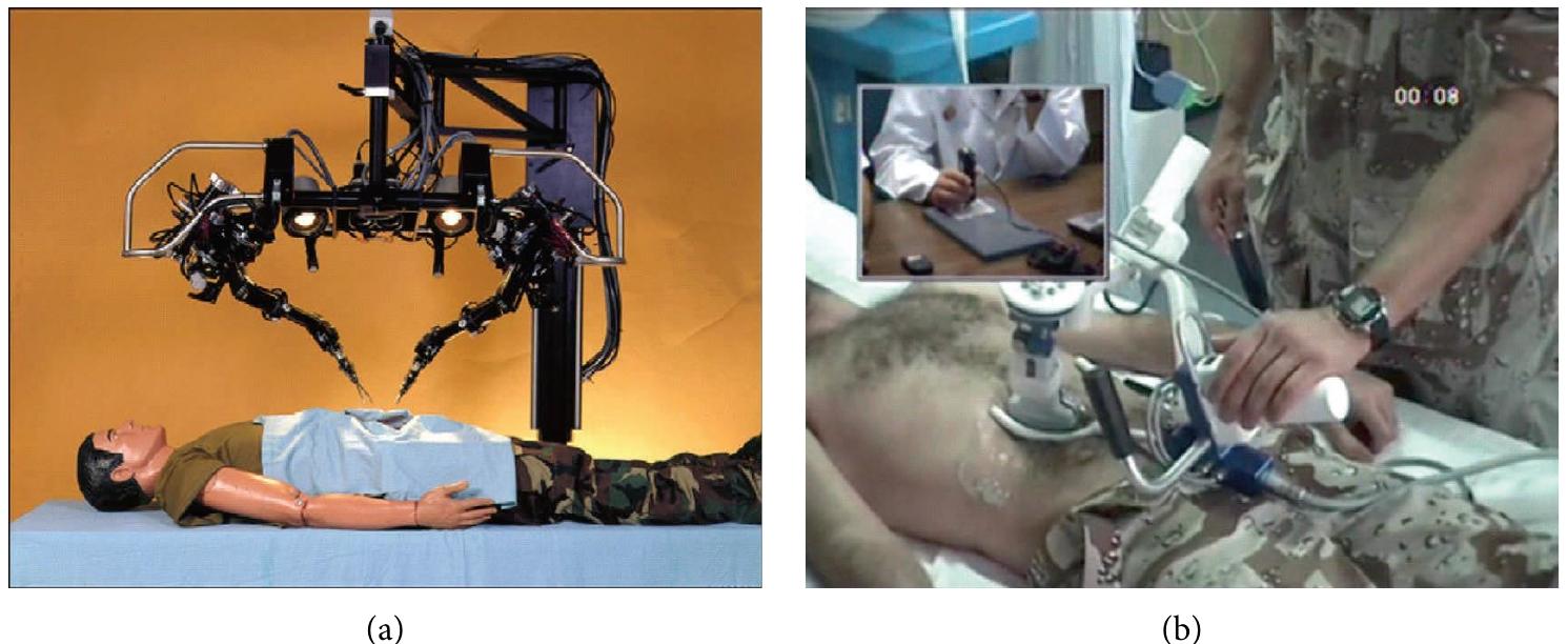 Ficure 23: (a) the m7 lightweight surgical robot for