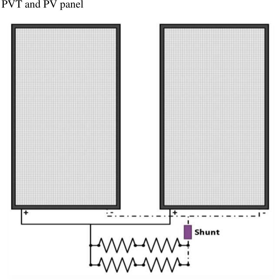 Electrical system schematic d.) pvt c (left) and pv d