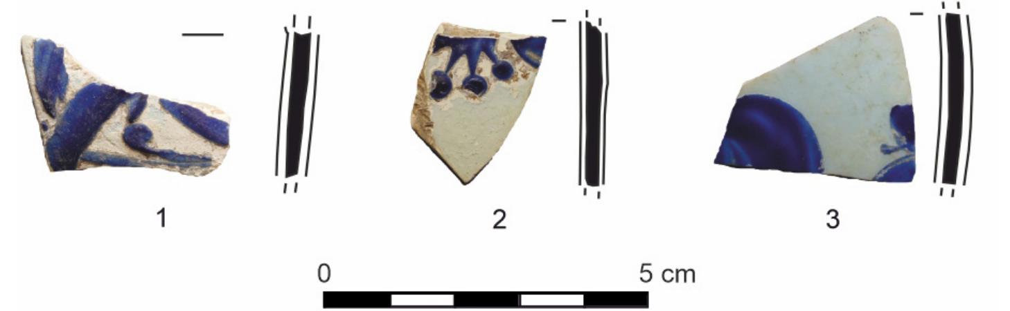 Post-medieval faience (photos and drawings m. wojenka) the