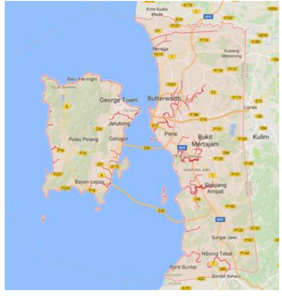 Map of penang 3.1 penang under the governance of the