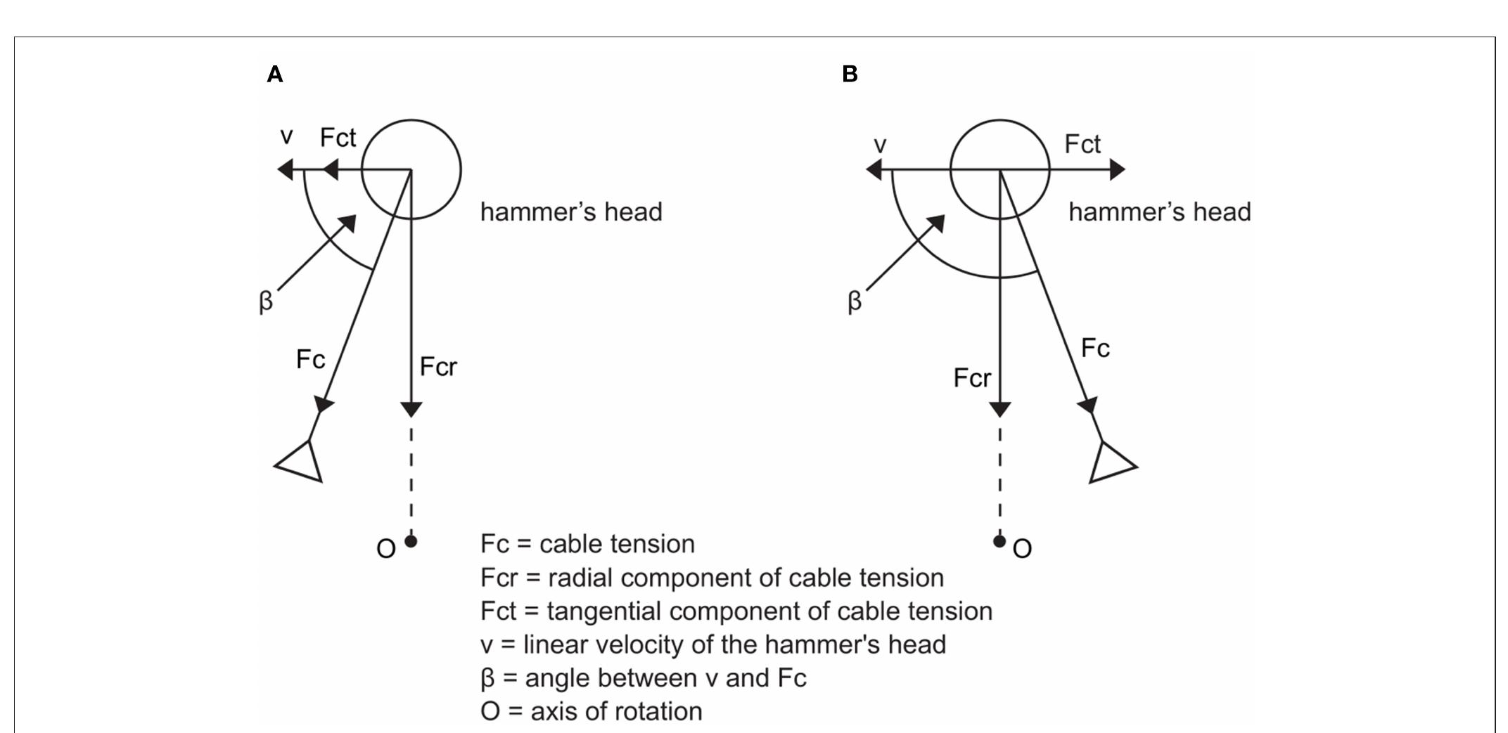 | components of cable tension when the cable tension vector