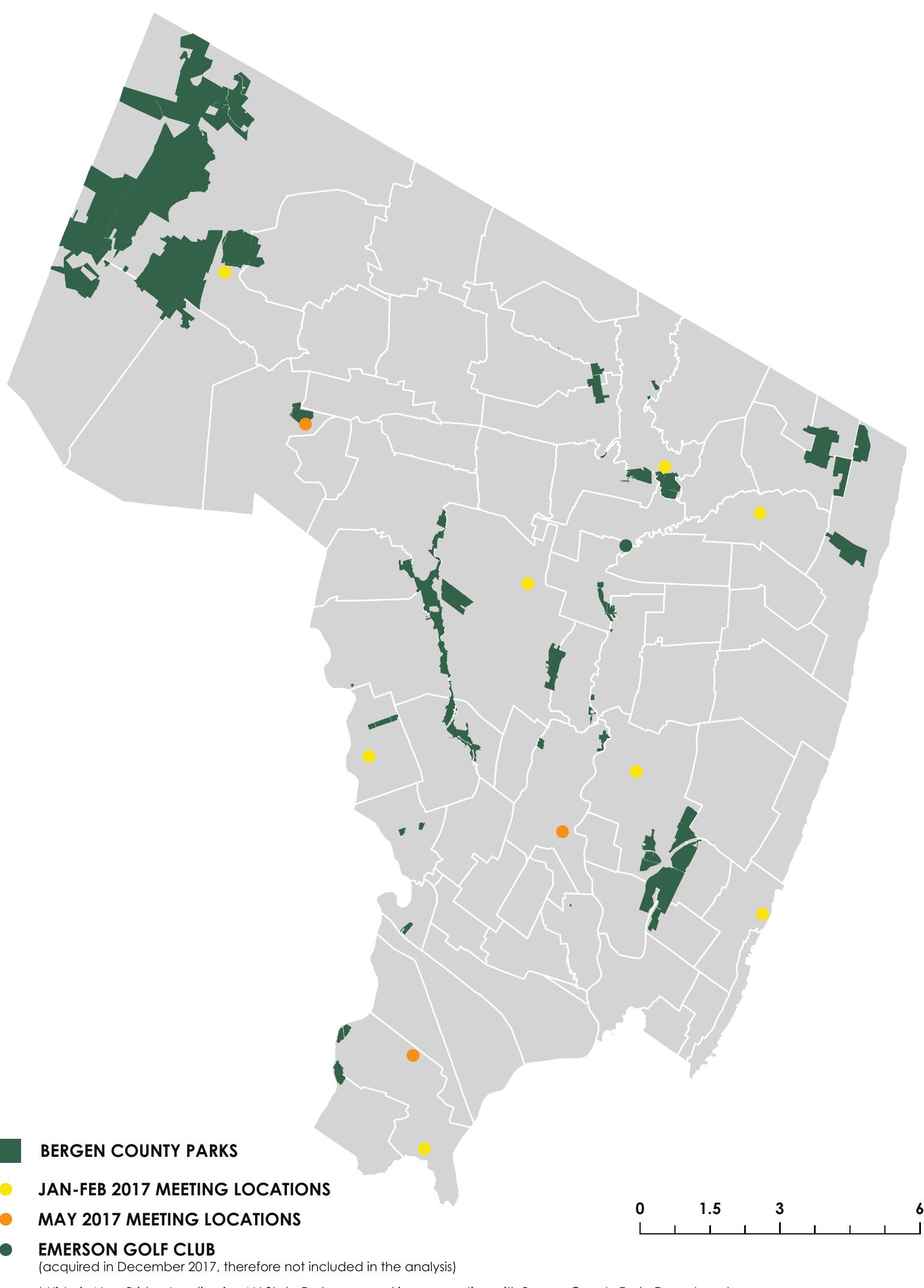 Gure 4 bergen county map with all county parks and the