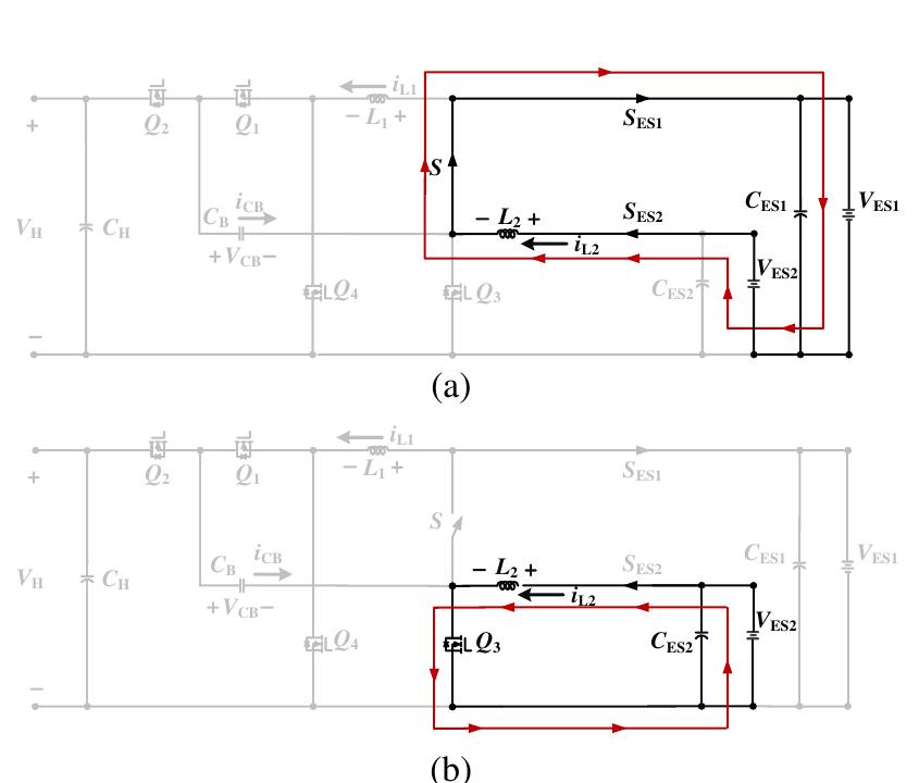 Circuit states of the proposed bdc for the low-voltage