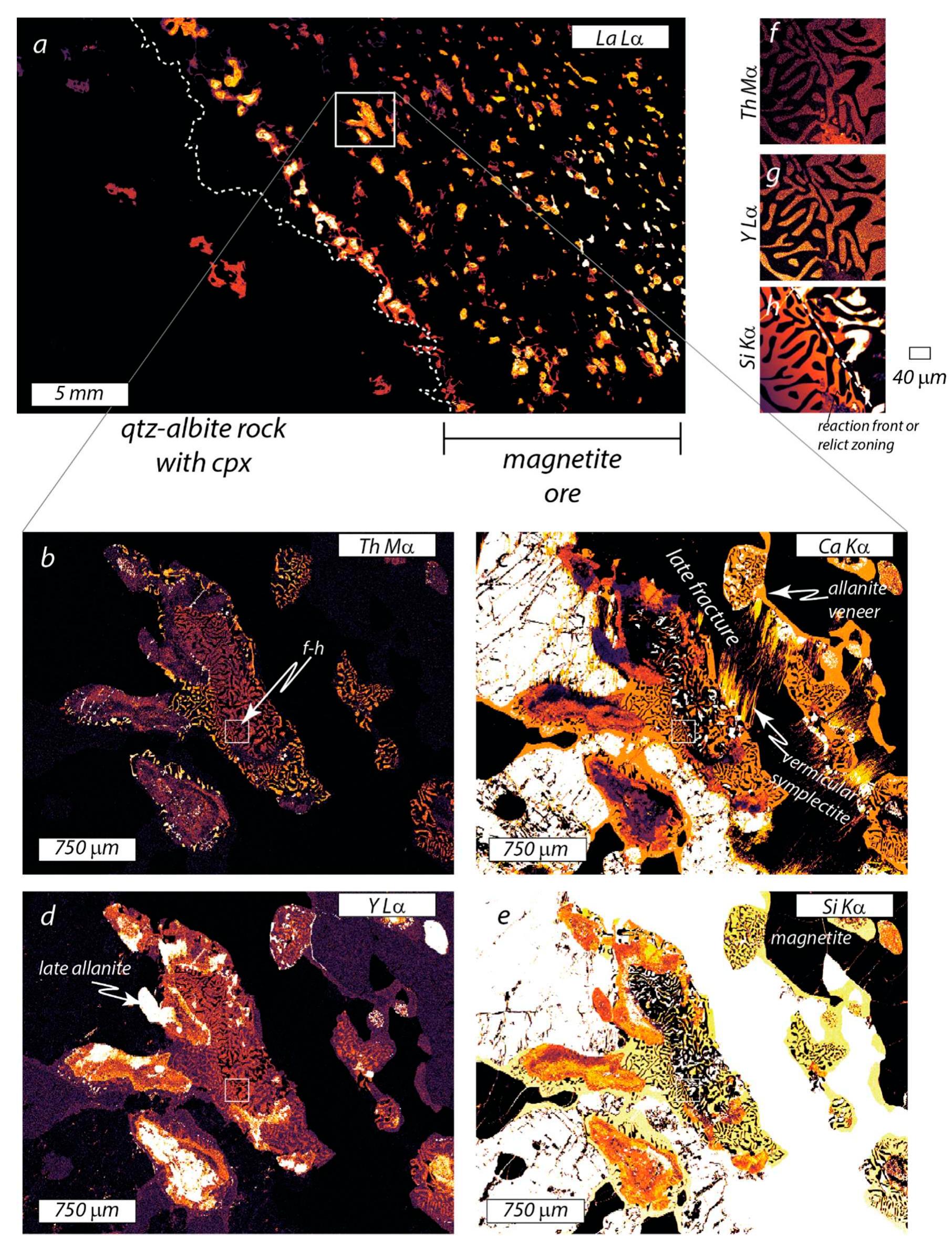 (a) full section la lx wds map; (b-e) wds stage maps of