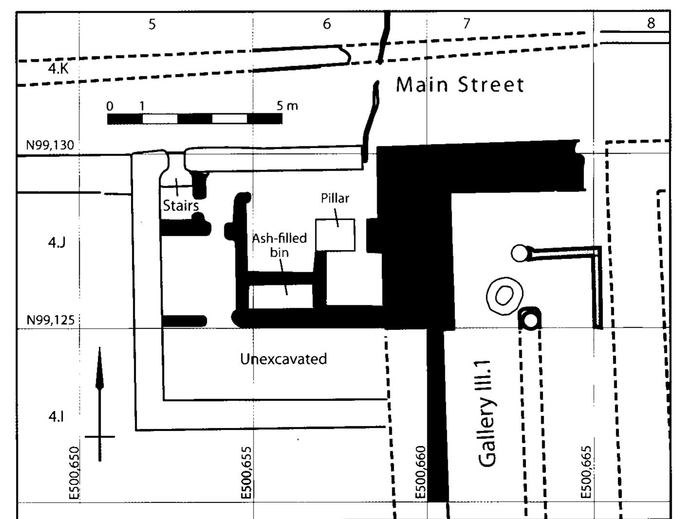 Main street gate house, plan