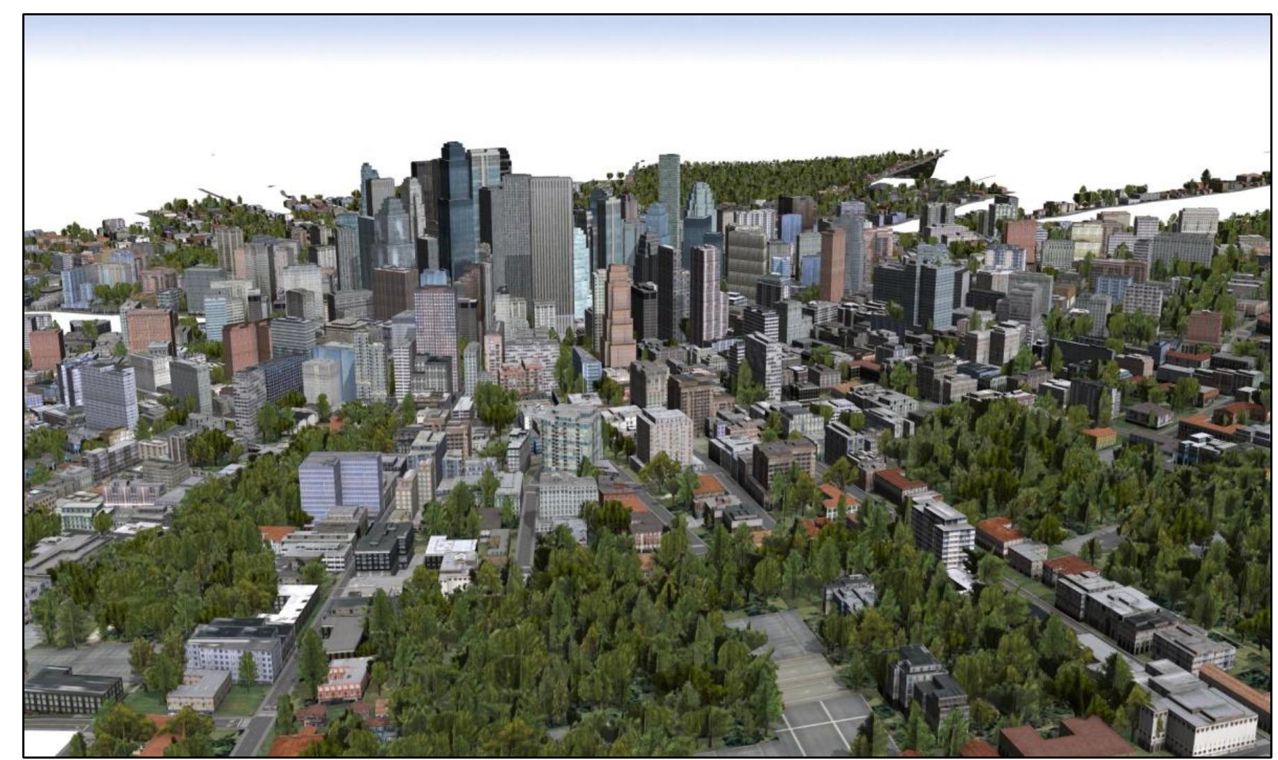 Generating large-scale urban layouts with cityengine.
