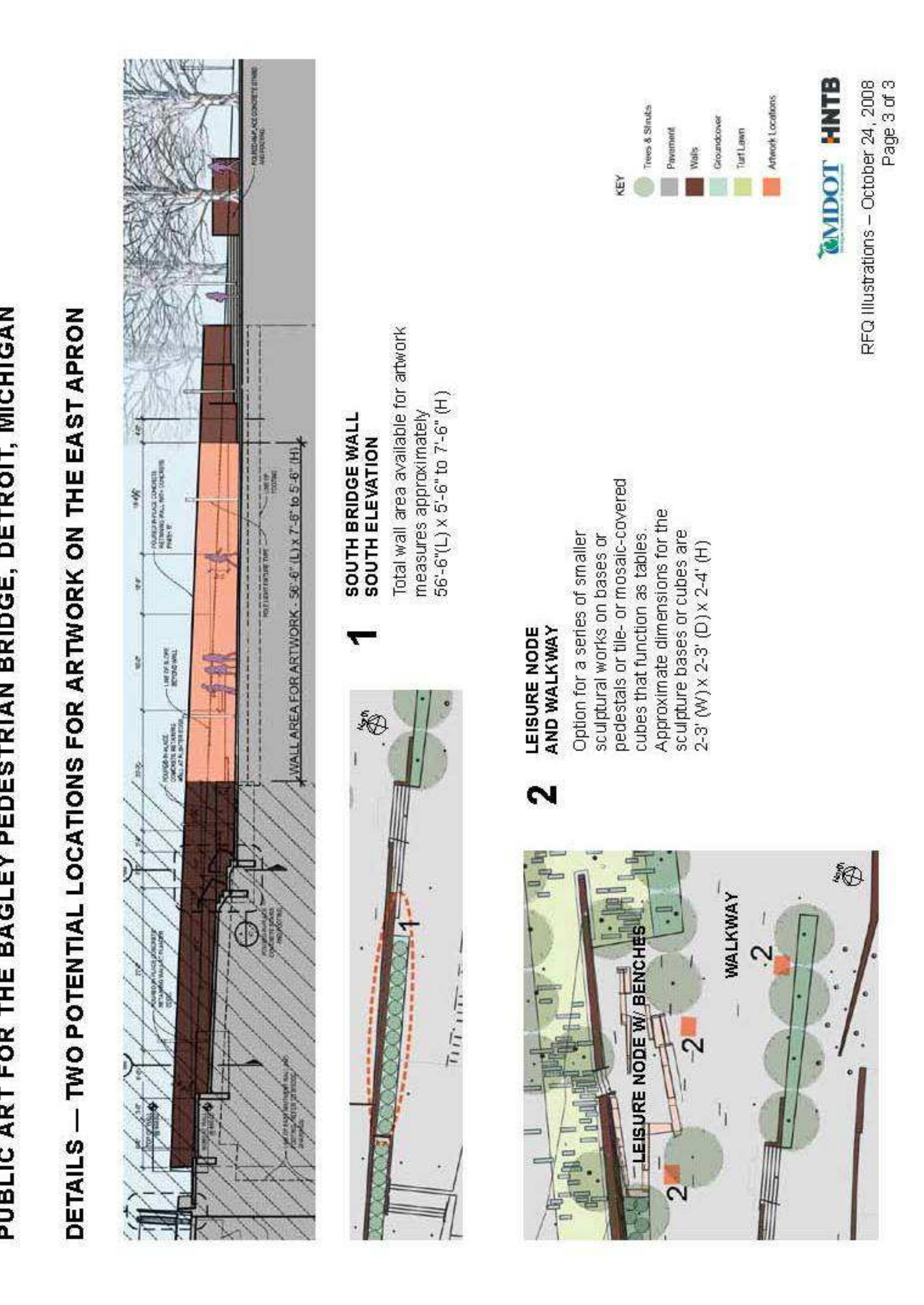 Figure 3 - The Ambassador Bridge Gateway Public Art Project