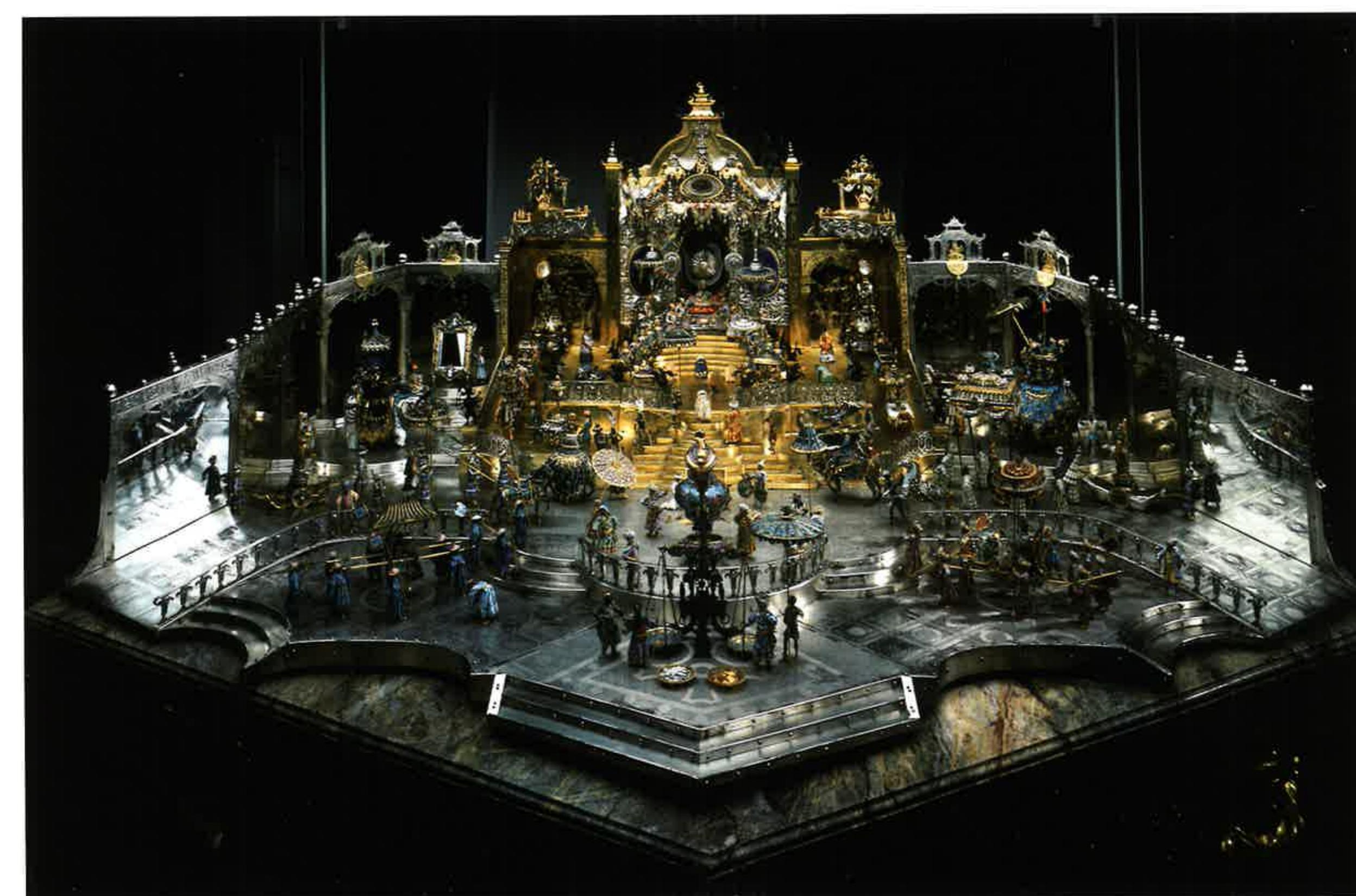 Johann melchior dinglinger’s masterpiece, the throne of the