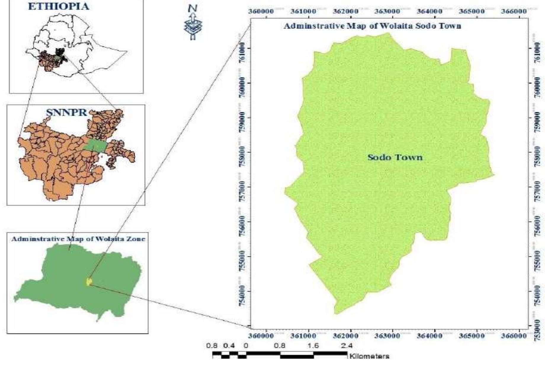 Location map of sodo town wolaita sodo is a town and