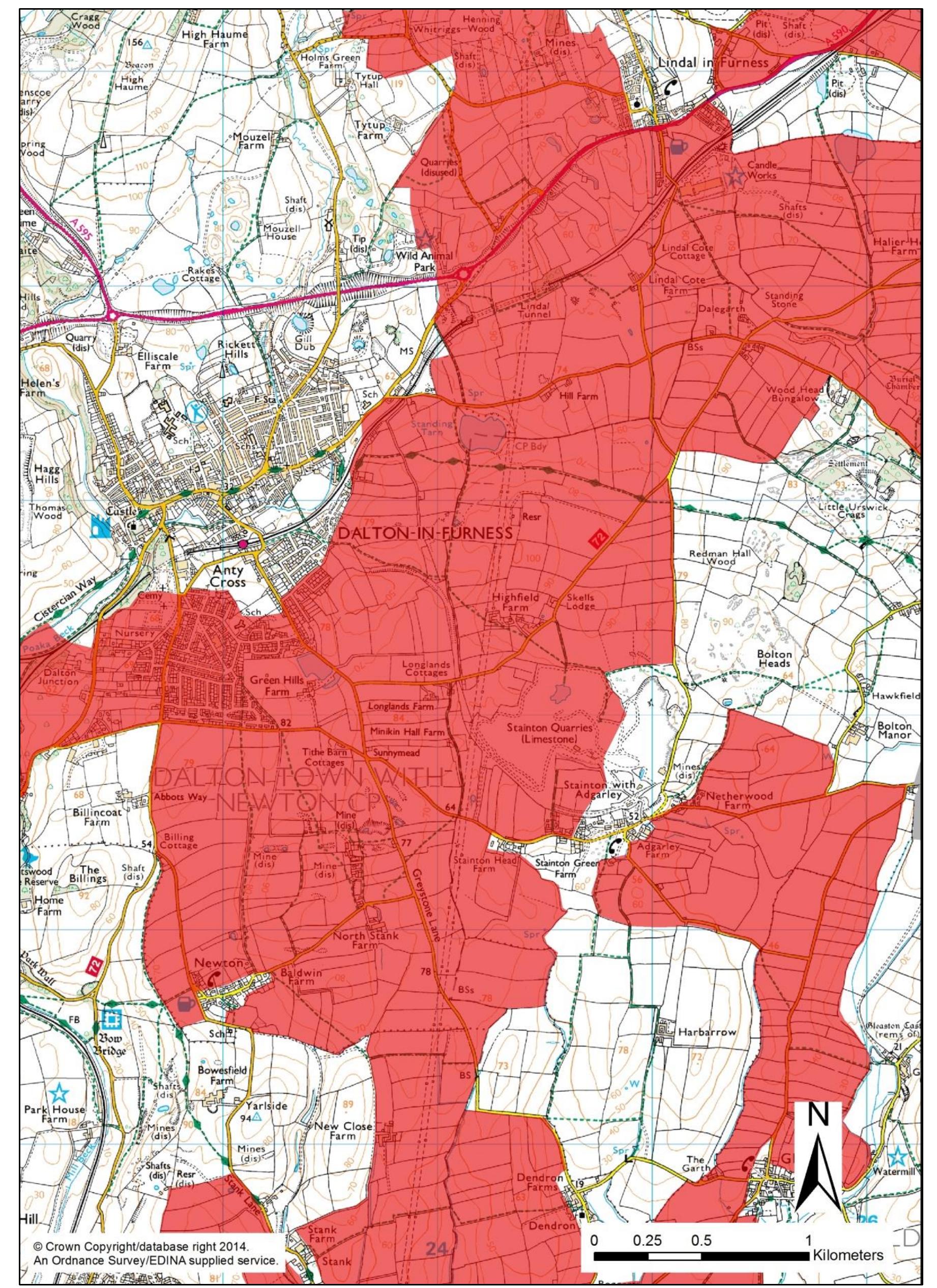 Figure 171 - Mapping the late medieval and post medieval