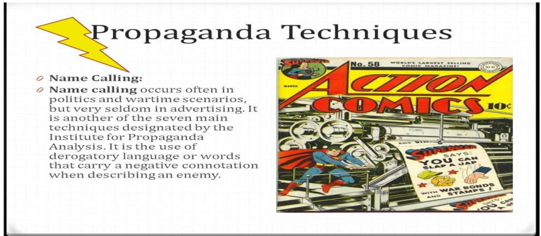 1.2. some main war propaganda posters’ techniques in this