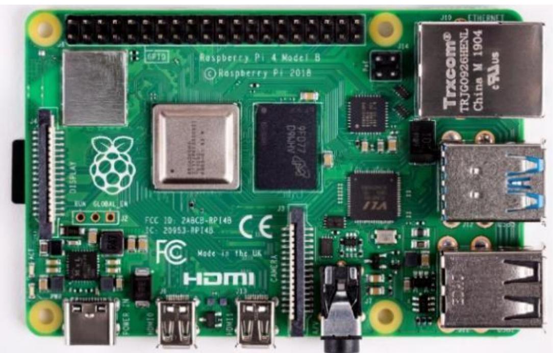 Raspberry pi 4 as the main controller 2.1.3 output block the