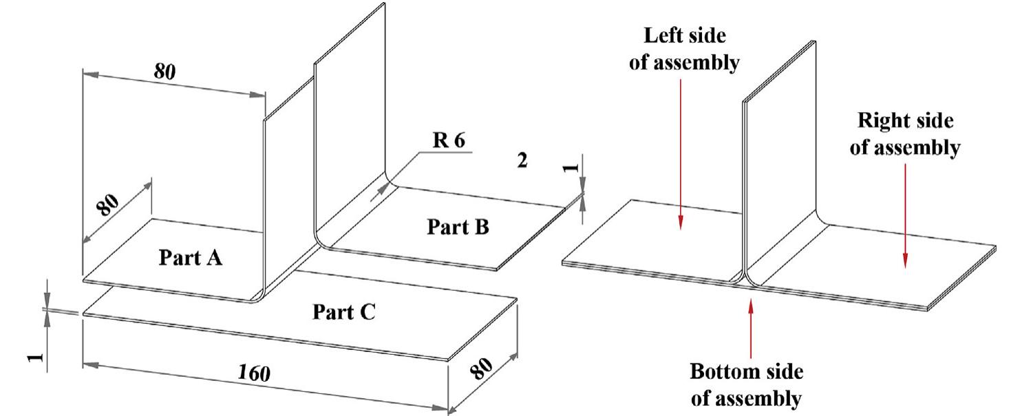 Figure 3 - Geometrical deviation analysis of CFRP thin