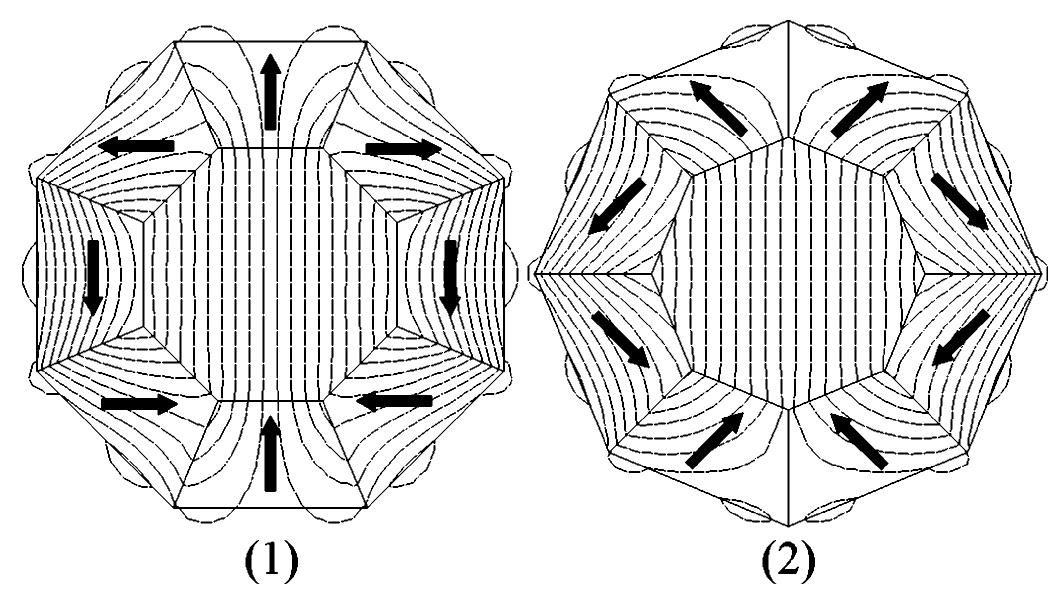 Polygonal dipole halbach structures. (1) “salient” halbach