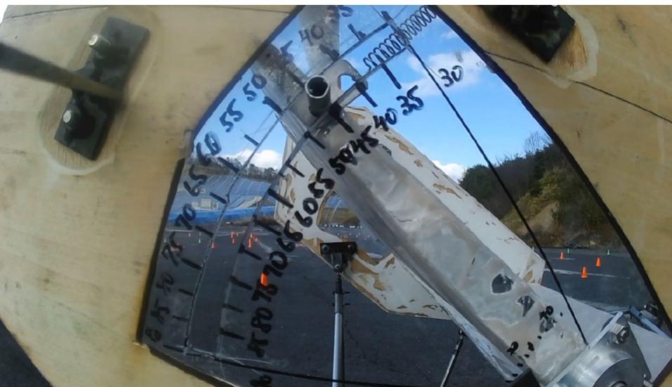 Side view of the passive rear wing fig. 14 photos of the